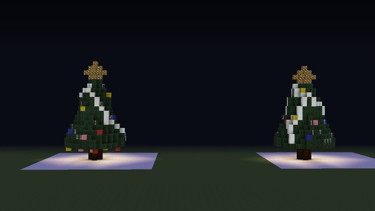 Cómo hacer un árbol de Navidad en Minecraft | Peseral #1 - YouTube