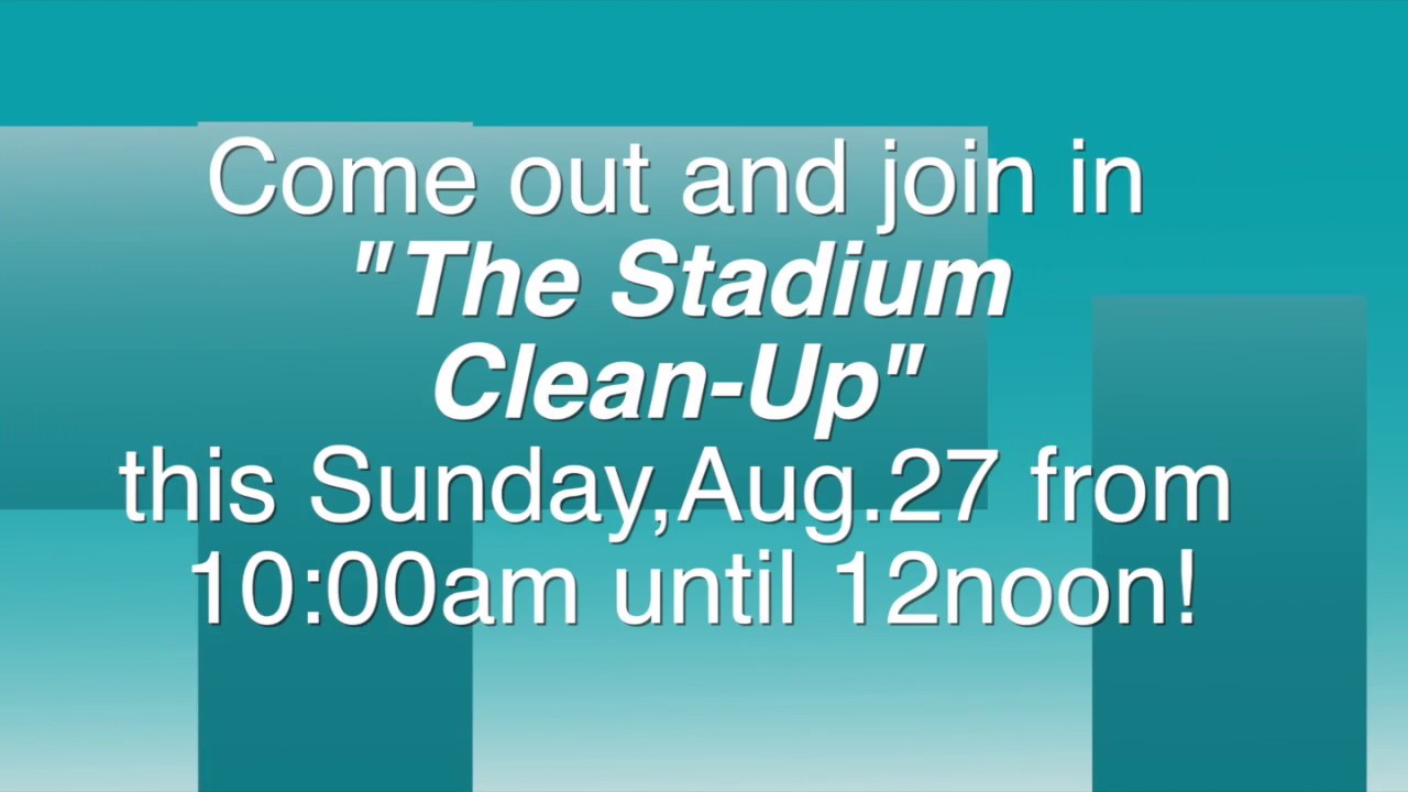 Stadium Clean Up PSA - YouTube