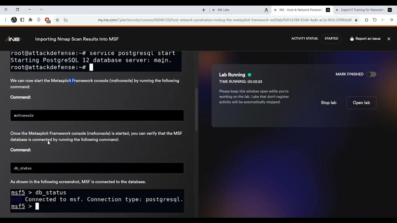 2 - Importing Nmap Scan Results Into MSF - YouTube