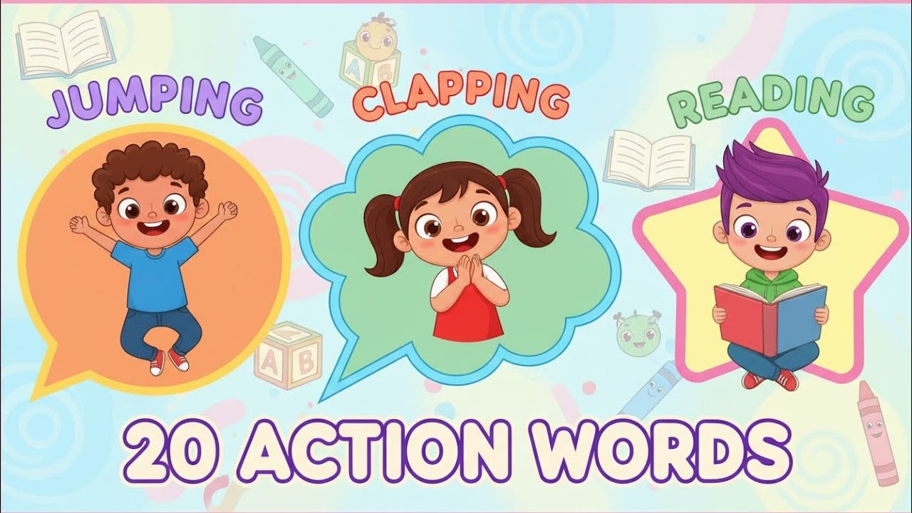 Quick Action Words Every Child Needs - YouTube