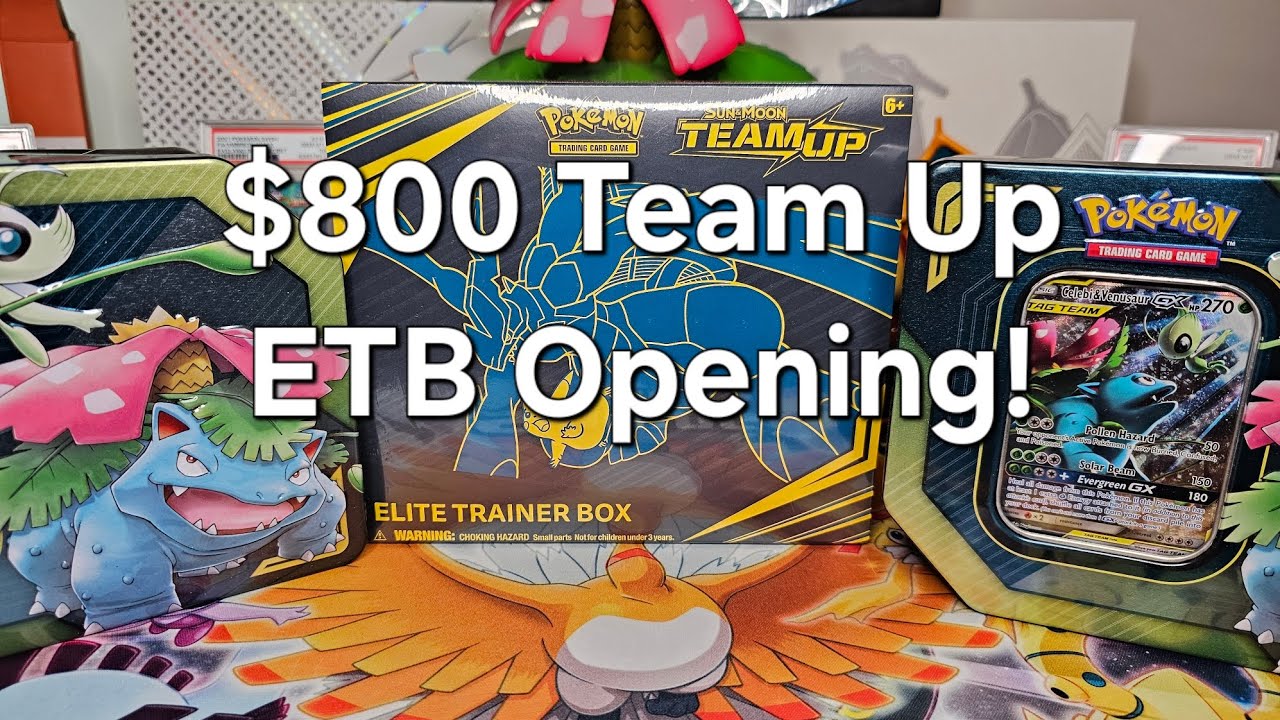 Opening One of* THE MOST Expensive ETB!!! $800 Team Up Insanity! - YouTube