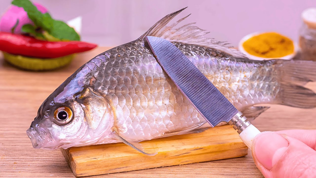 Best Of Small Fish Recipe | Catching And Cooking Spicy Miniature Fish ...
