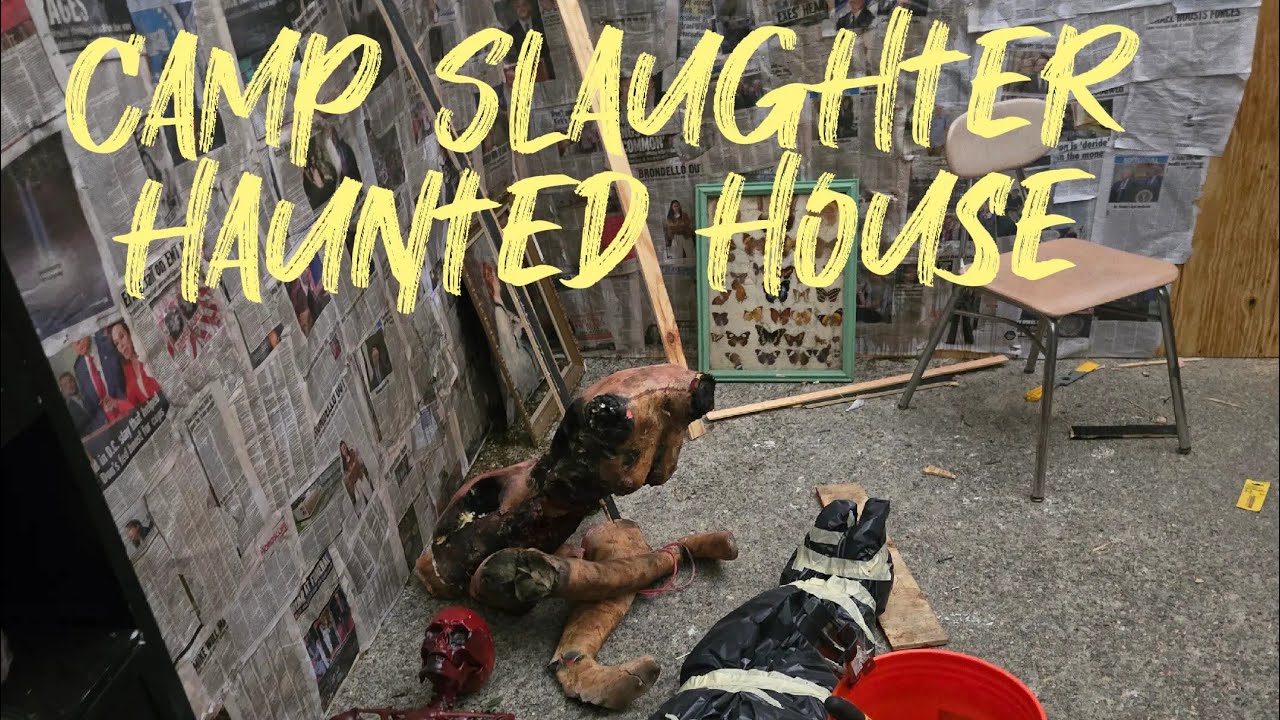 Camp Slaughter Inside the Haunted House - Full video - YouTube
