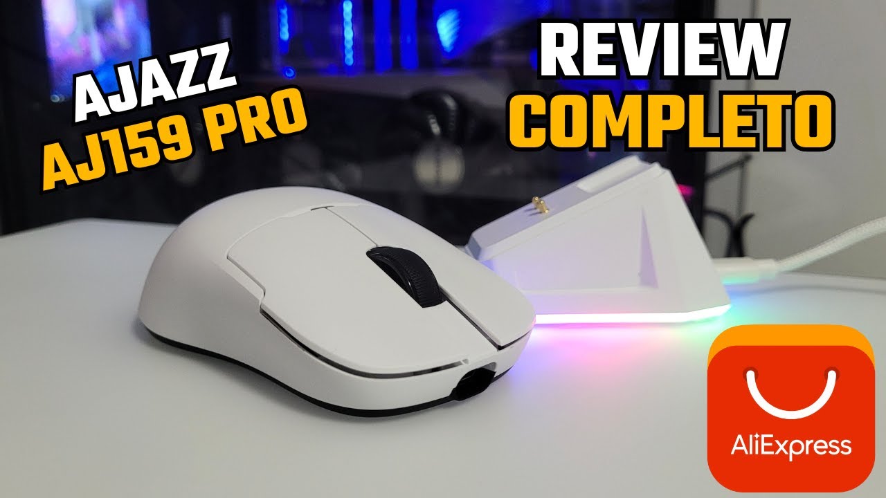 AJAZZ AJ159 PRO - Mouse PERFEITO Para Pegada Claw - Review Completo ...