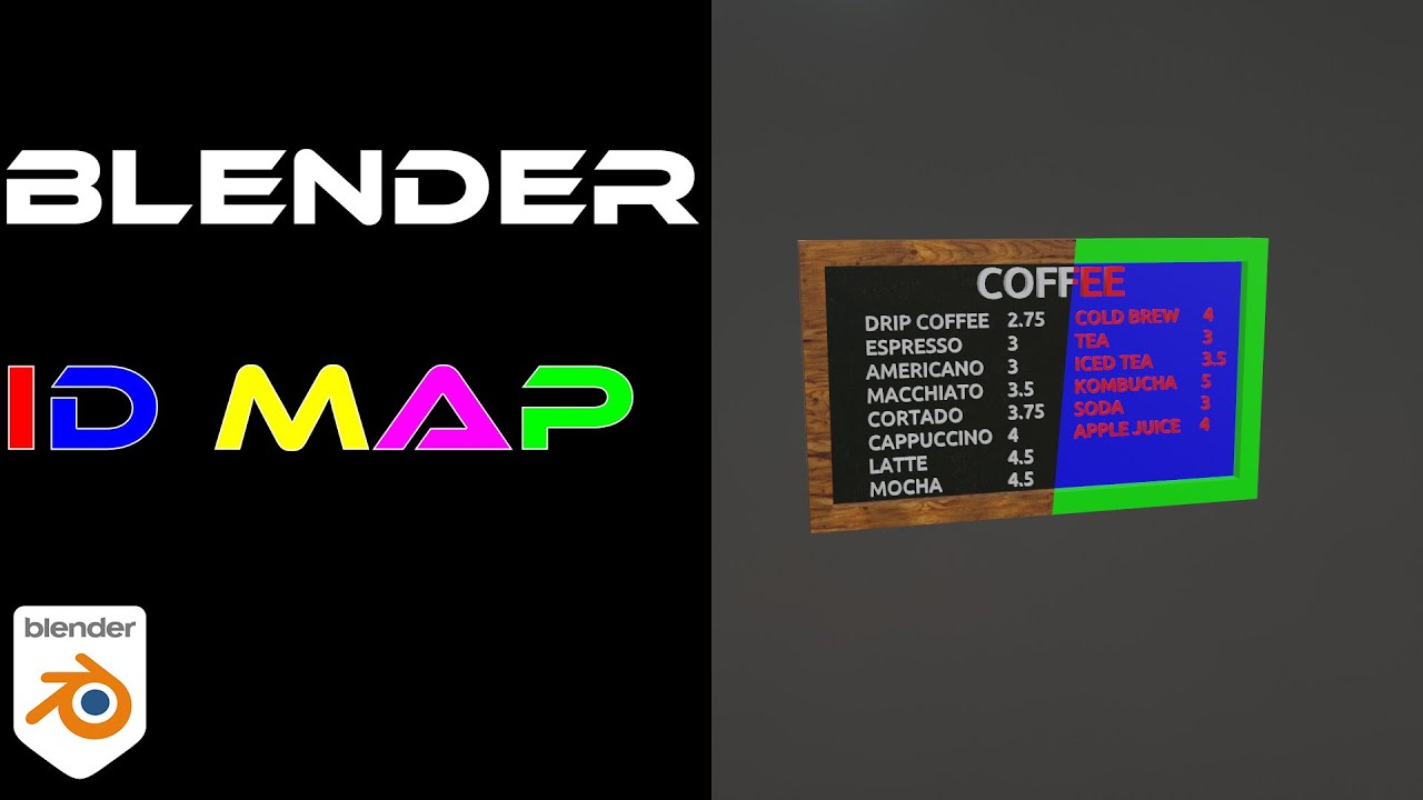 Создание ID map в Blender - YouTube