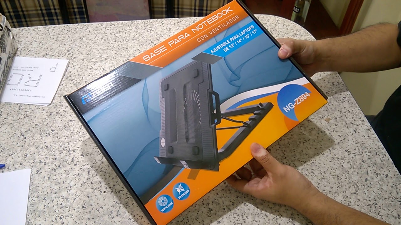 Base para Notebook Noga Unboxing - YouTube