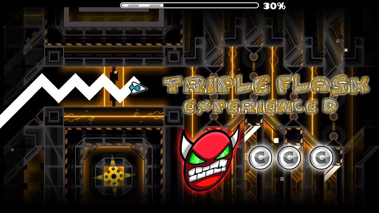 Triple Flask(By: Experience D)[Geometry Dash] - YouTube