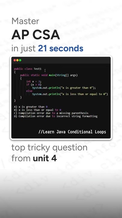 APCSA Practice: What Is the Output of the Code? - YouTube