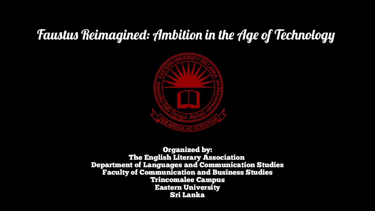 Faustus Reimagined : Ambition in the Age of Technology by Dr. Jasmine ...
