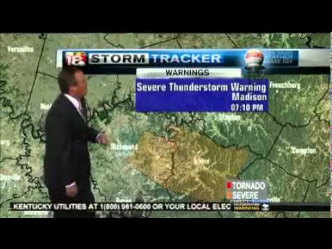 WLEX in Lexington captures severe weather using WeatherBug Cameras -- June 4, 2014 (4/5) - YouTube