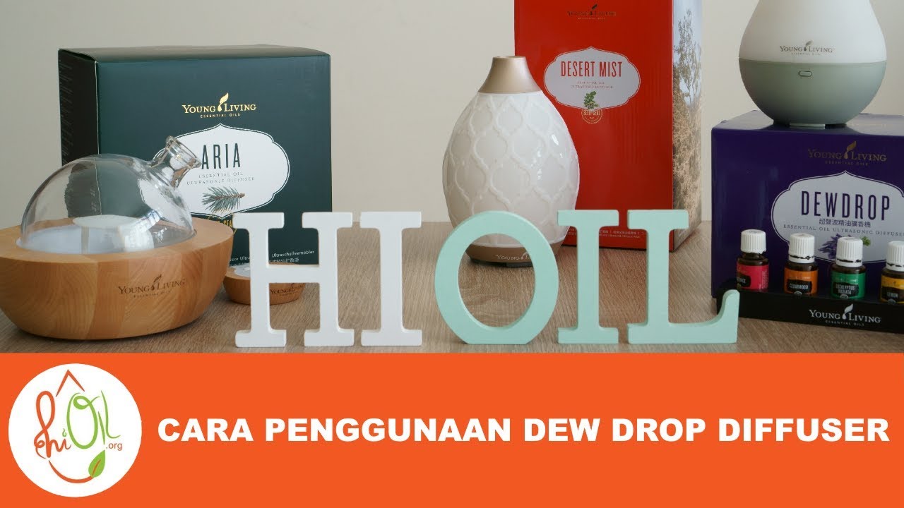Cara penggunaan Young Living Diffuser #1 - (Dew Drop Diffuser) - YouTube
