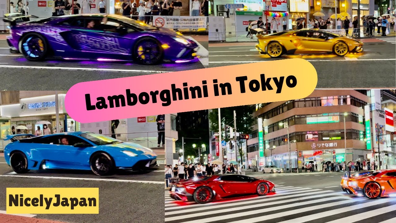 Lamborghini in Tokyo, Japan || Enjoy Stunning Moments of Lamborghini ...