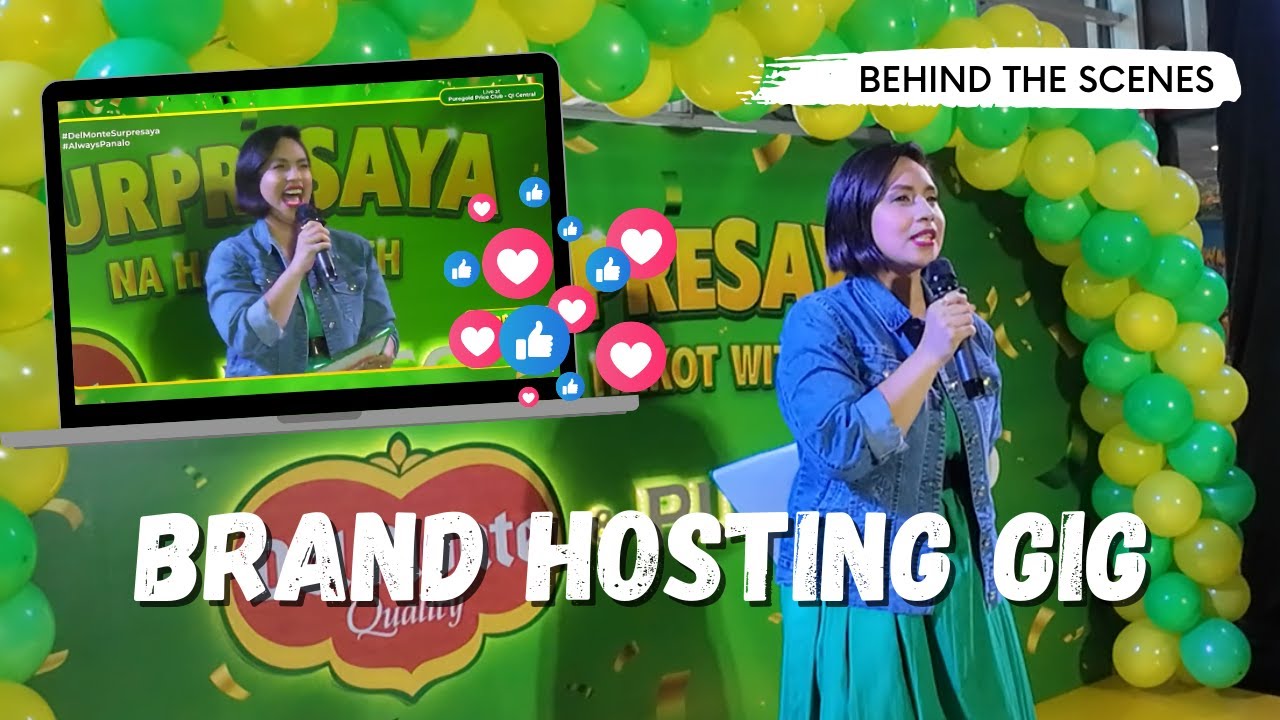 HOSTING GIG with Del Monte in Puregold QI Central - YouTube