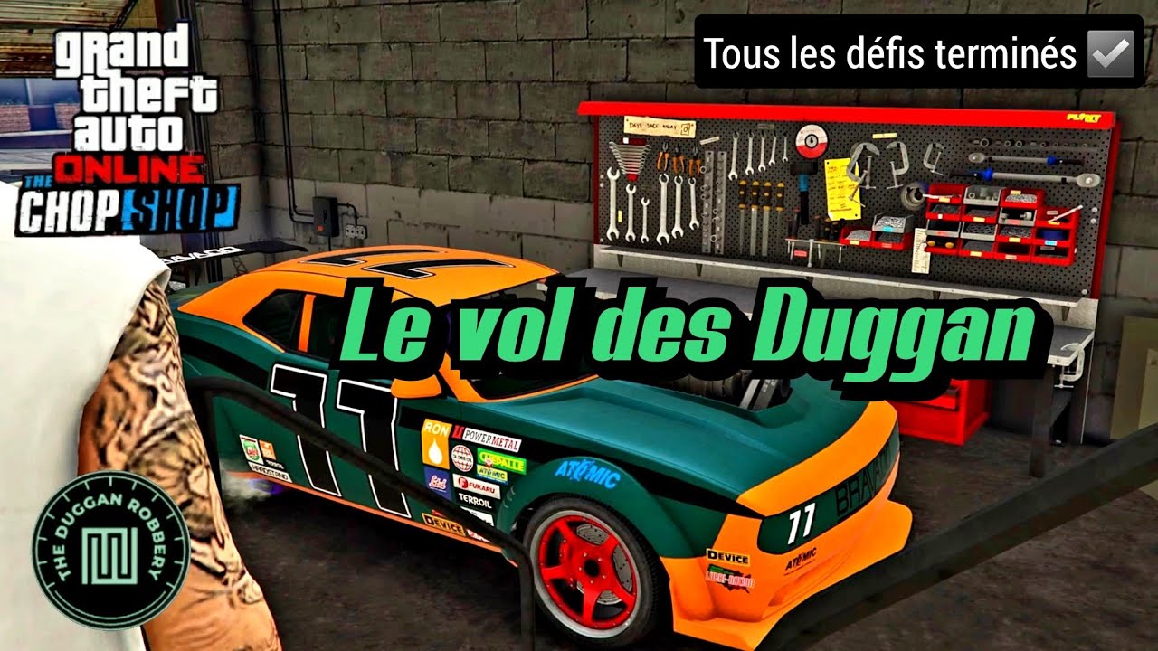 Le vol des Duggan [Tous les défis complétés] GTA Online - YouTube
