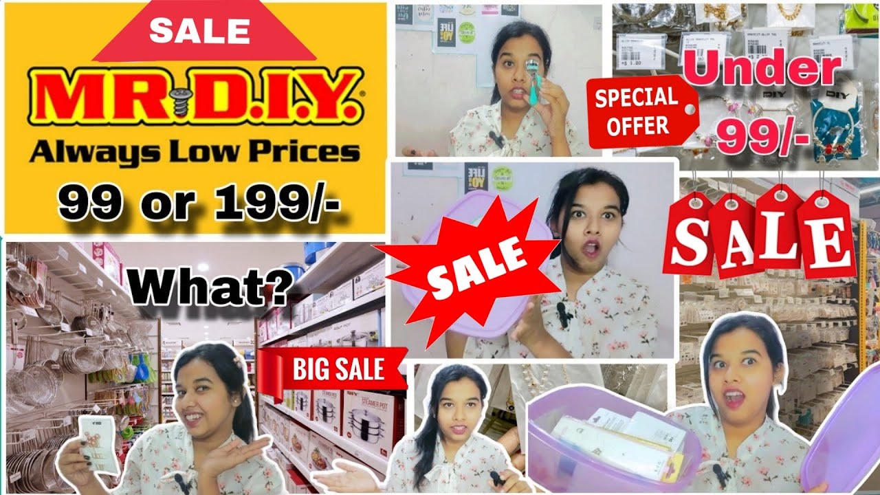 Mr. DIY Store Accessories Under 99/-& 199/- 🛍️| Mr. DIY Store Products ...