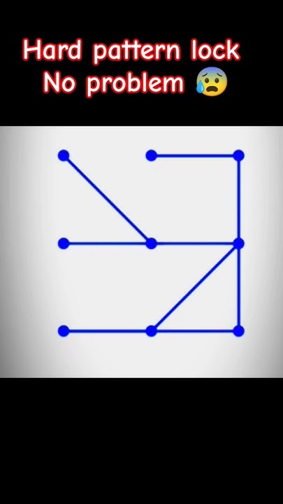 No problem 😰 Hard pattern lock 🔐#patternunlock #technicalshahid999 # ...