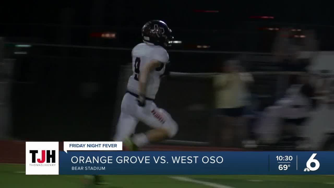 FNF Week 9 Orange Grove 66, West Oso 33 - YouTube