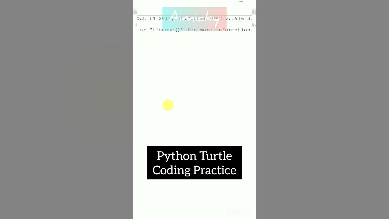 Python Turtle🐢 Program How To Draw Computer Python Coding Advance 