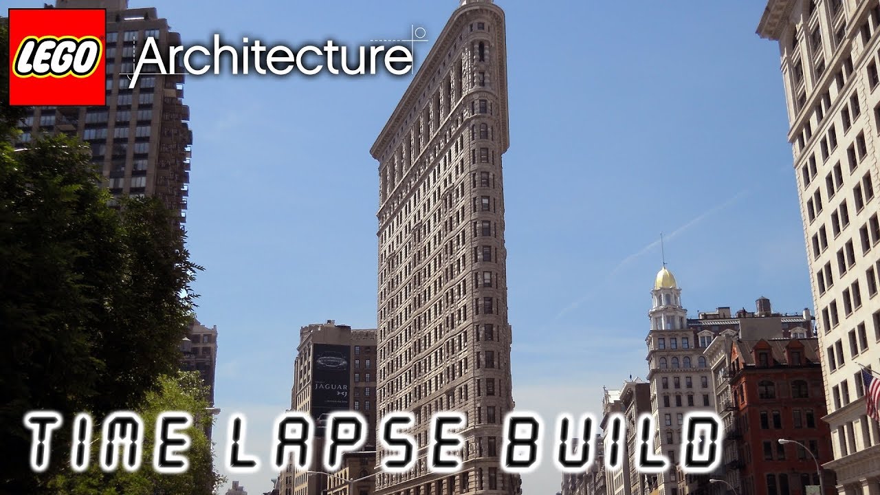 LEGO Architecture - Flatiron Building | Time Lapse Build - YouTube
