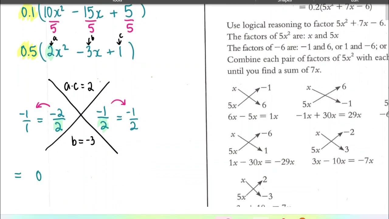 Pre-Calculus 11 - Lesson 3.2 - Factoring Polynomial Expressions - YouTube