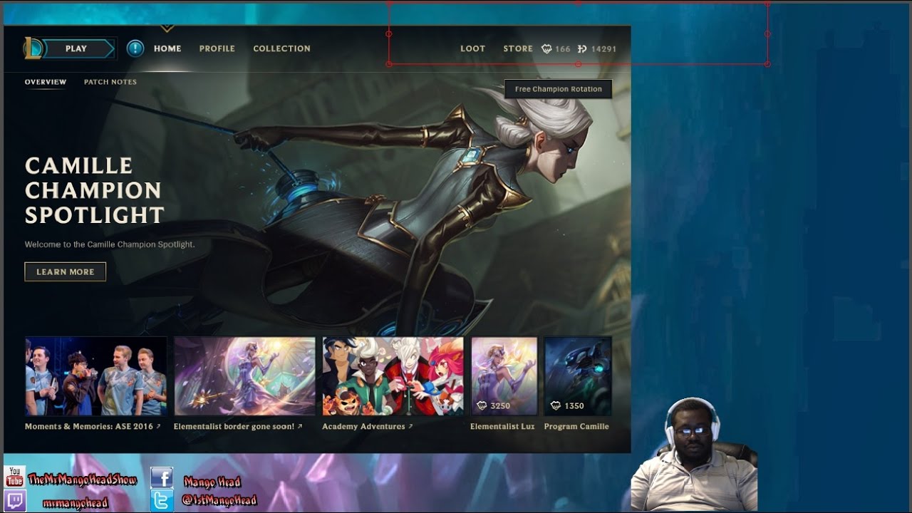 Mango Plays: League of Legends with a New Green Screen - YouTube