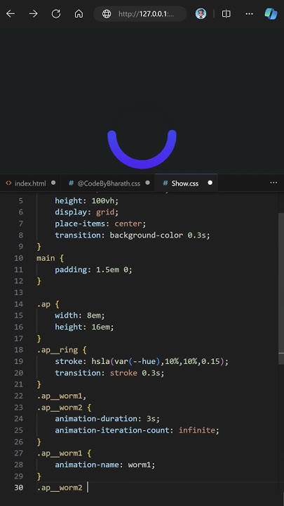 Day 059 🤯 Micro Css Jumping Loader Coding Programming Javascript Webdevelopment Frontend