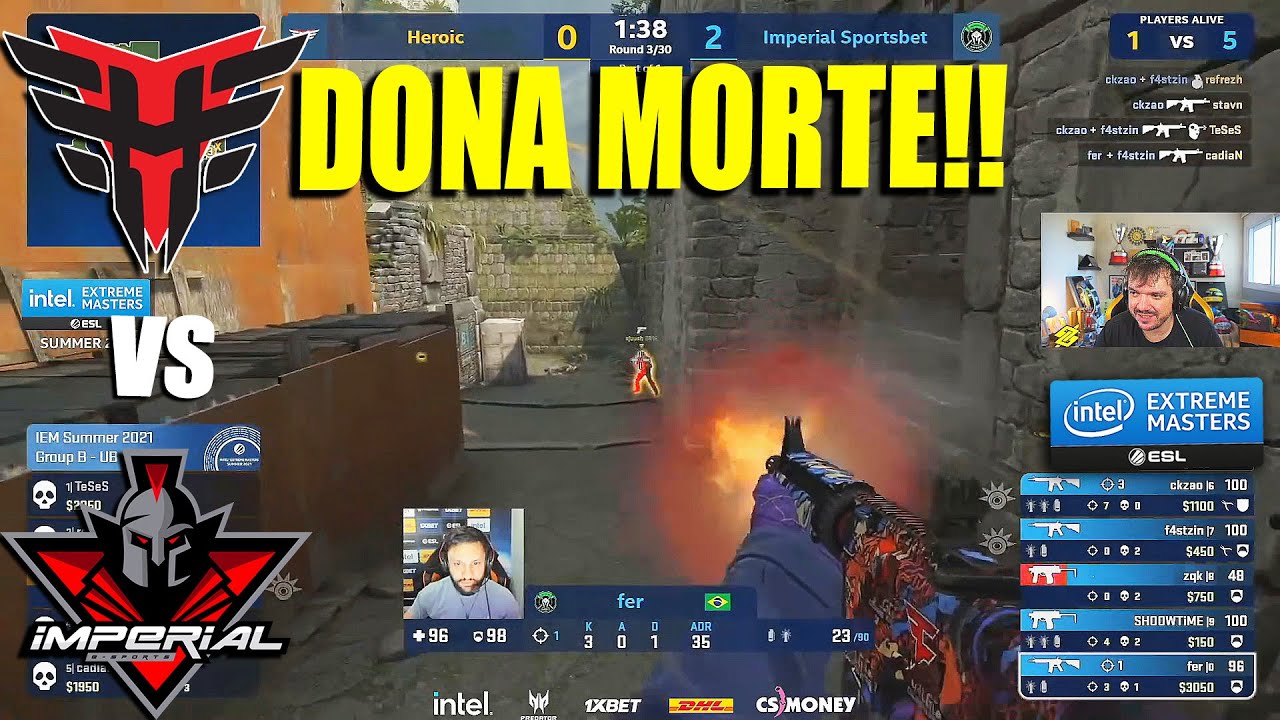FERGOD ESTÁ DE VOLTA no TIER1!! Imperial vs Heroic - IEM Summer 2021 ...