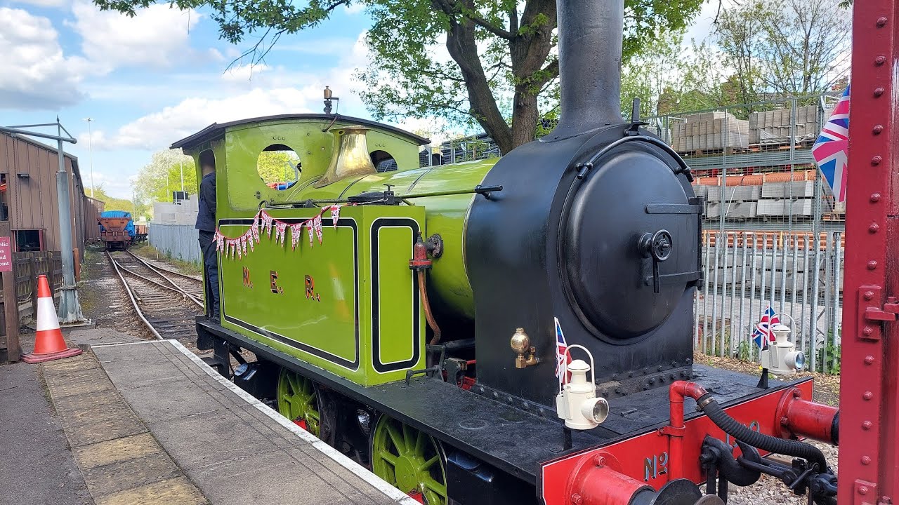 (4K) NER Class H No. 1310 pulling the King's Coronation Special ...