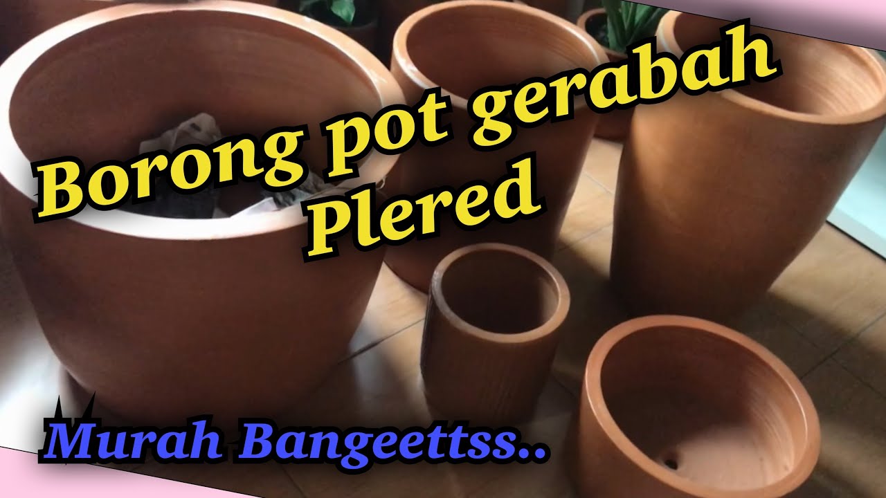 Pot gerabah murah || unboxing pot gerabah plered - YouTube
