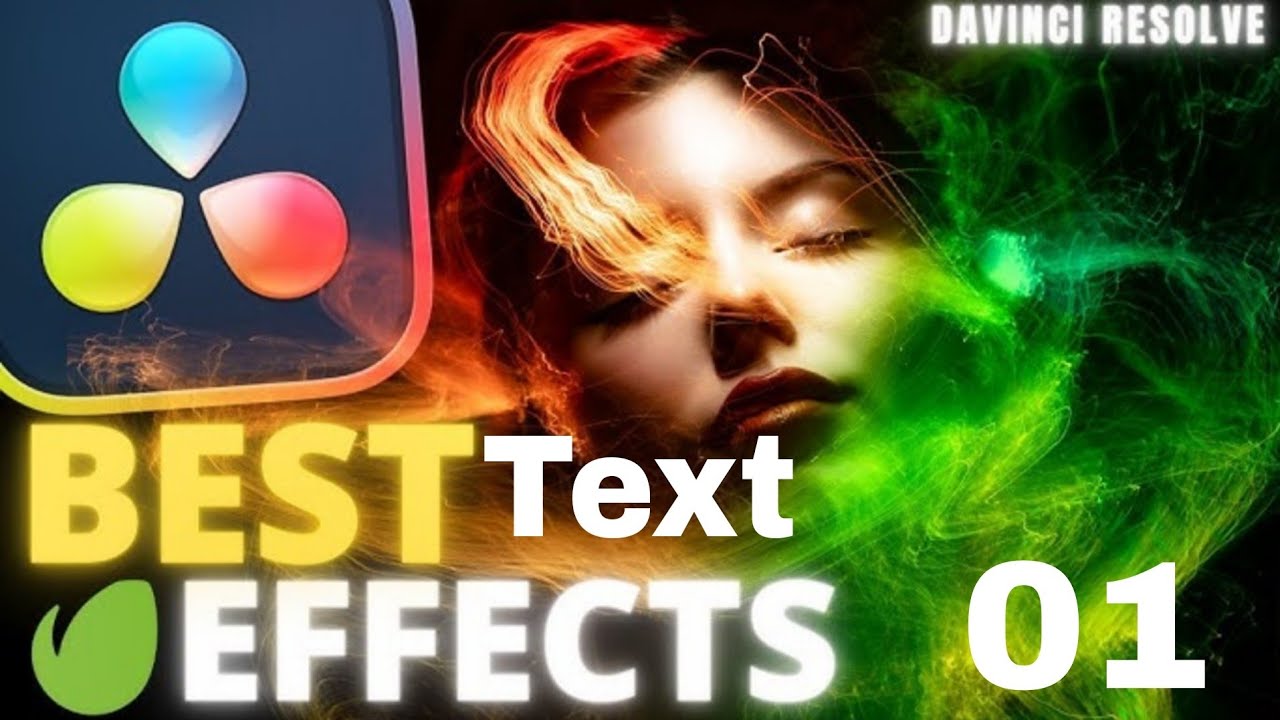 How To Create Video In Text Effect In Davinci Resolve 19 Easy Tutorial With Nature Jungle