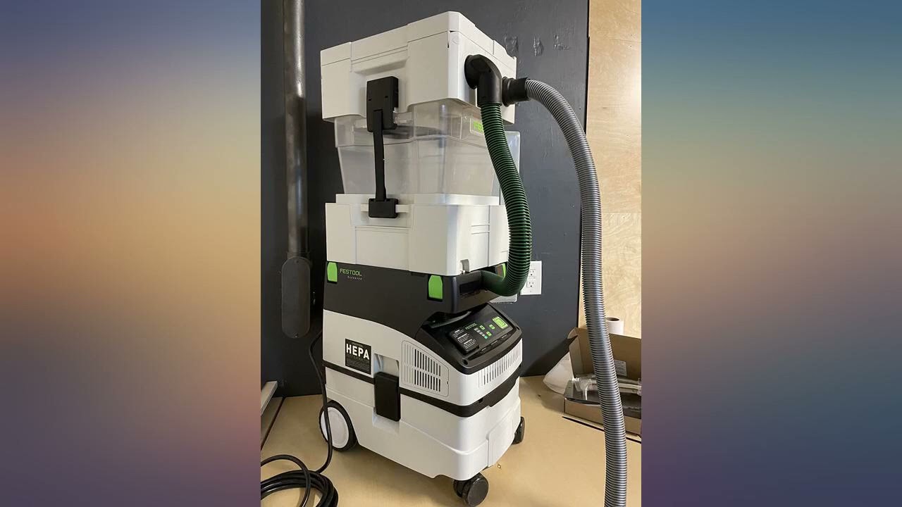 Festool 204083 CT Cyclone Dust Separator review - YouTube