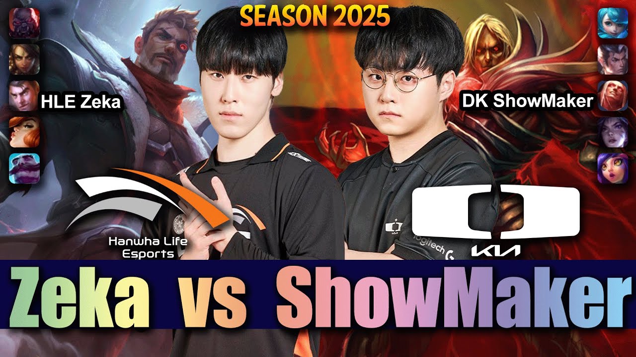 DK ShowMaker vs HLE Zeka - ShowMaker VLADIMIR vs Zeka JAYCE Mid - Patch 25.18 KR Ranked | lolrec ...
