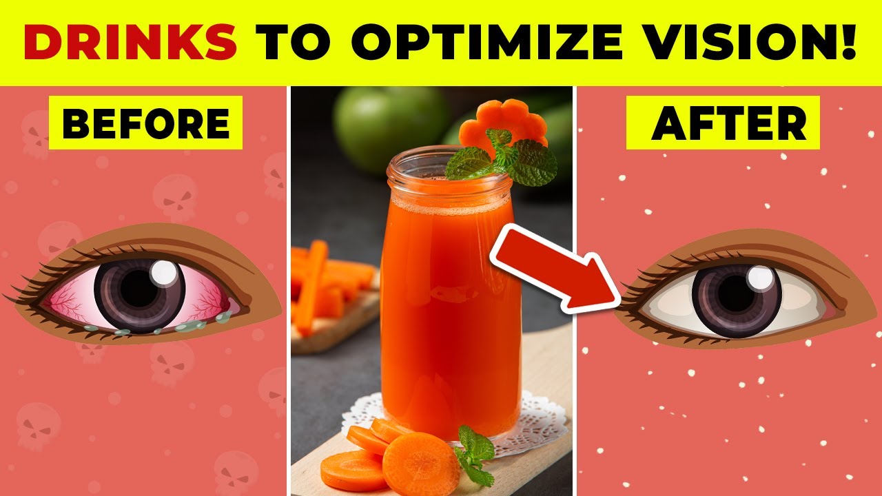 Top 10 Drinks to IMPROVE and REPAIR Your Vision! - YouTube