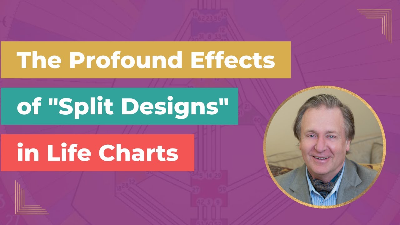 What is a Split Design in the Human Design Life Chart? - YouTube