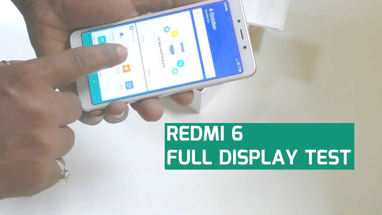 Redmi 6 unboxing, review, full screen display - YouTube