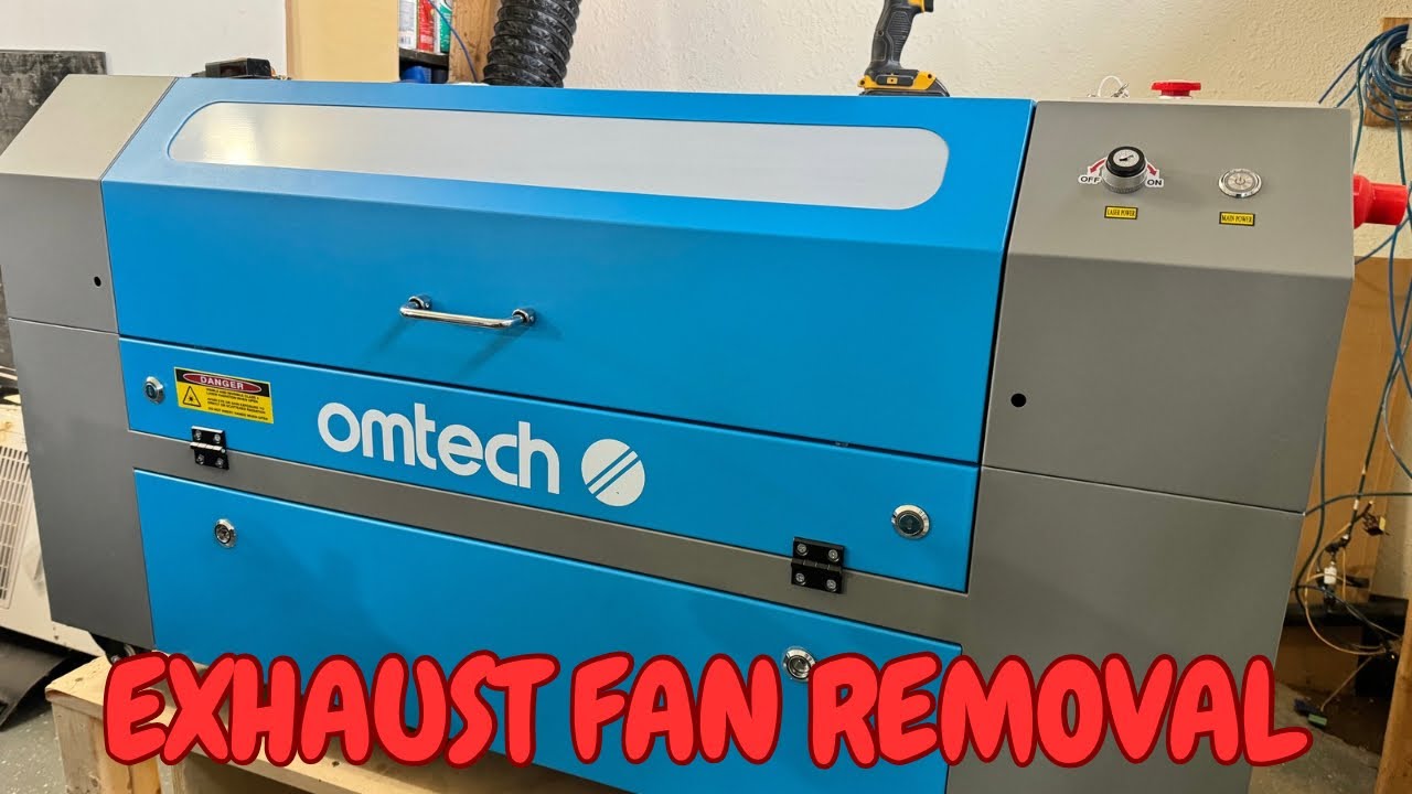OMTech | Exhaust Fan Removal - YouTube