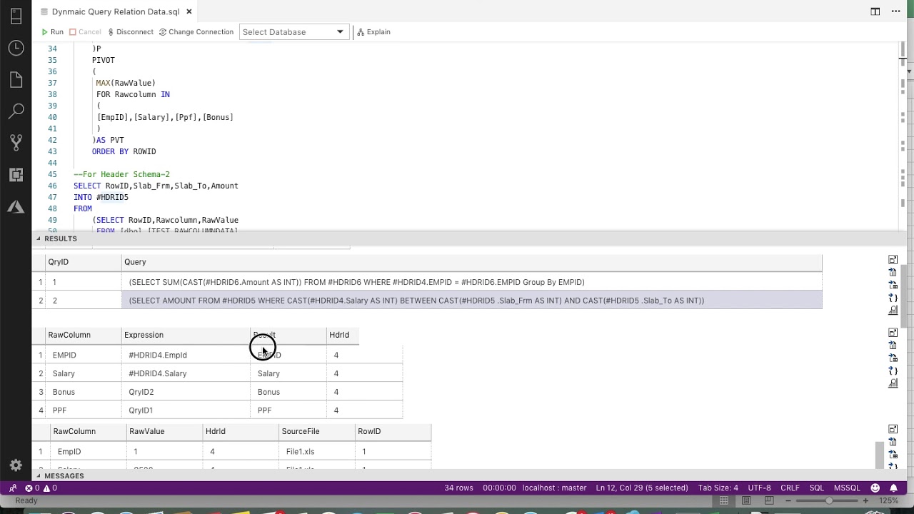 Sql Subquries For Dynamic Query Youtube