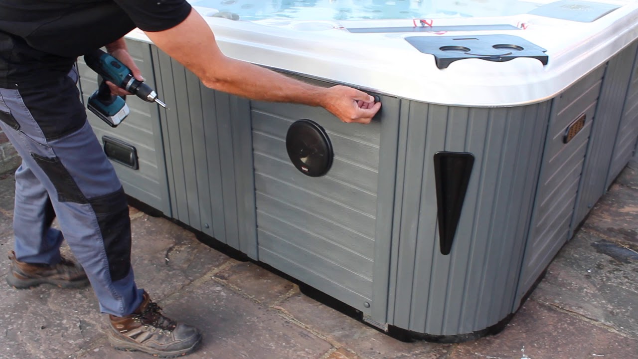PART 1 | How to Remove a Hot Tub Side Panels - YouTube