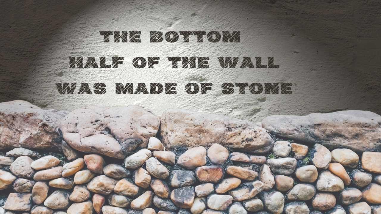 The Wall Was Made of Stone - YouTube