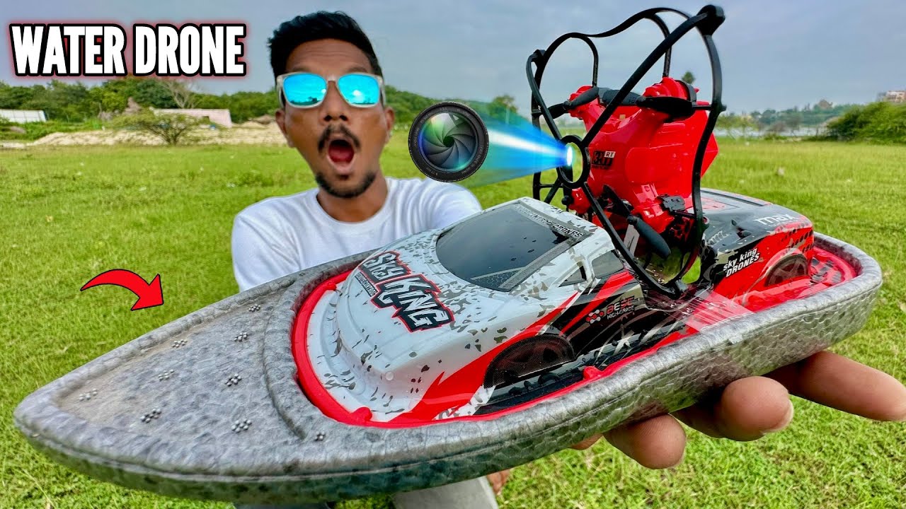 RC Water Drone With 3 in 1 Modes Unboxing & Testing - Chatpat toy tv ...