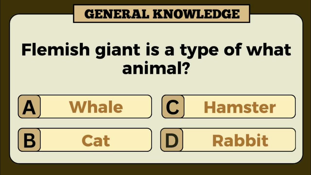 GENERAL KNOWLEDGE QUIZ||20 QUESTIONS TO ANSWER(Quiz No.16) - YouTube