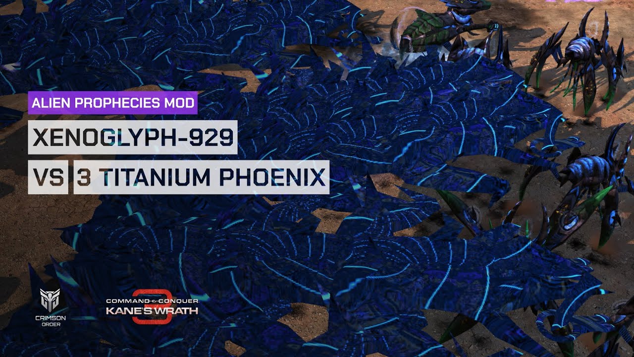 Kane's Wrath [Alien Prophecies Mod] - Xenoglyph-929 vs 3 Titanium ...
