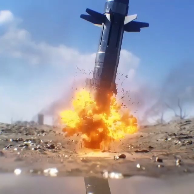 I animated missile in blender and after effect - YouTube