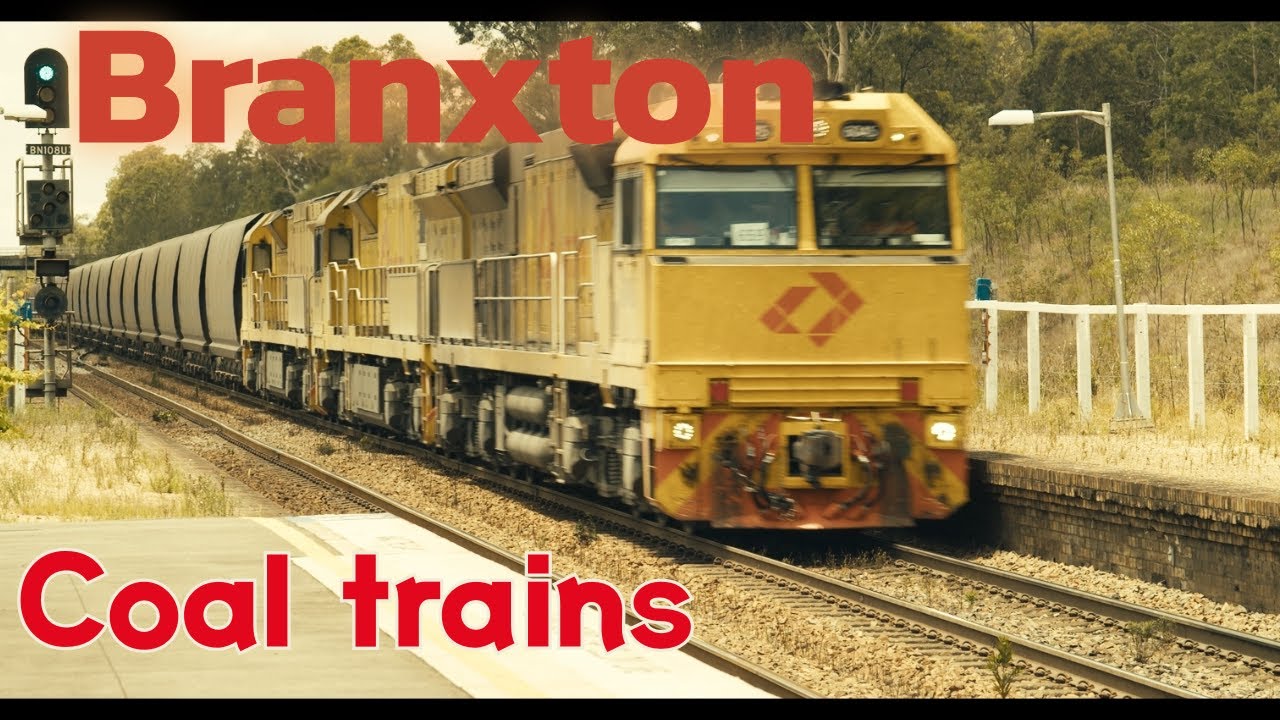 Coal Trains at Branxton Station - YouTube