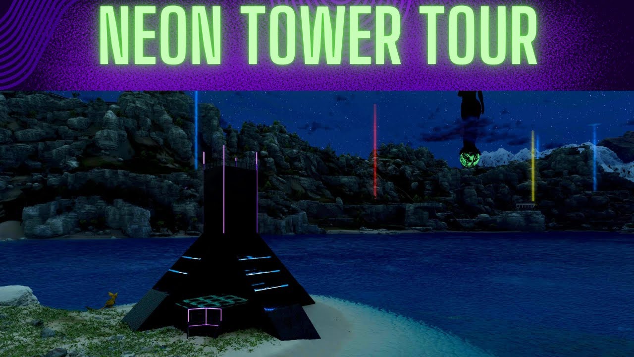 Neon Tower Build Tour - YouTube