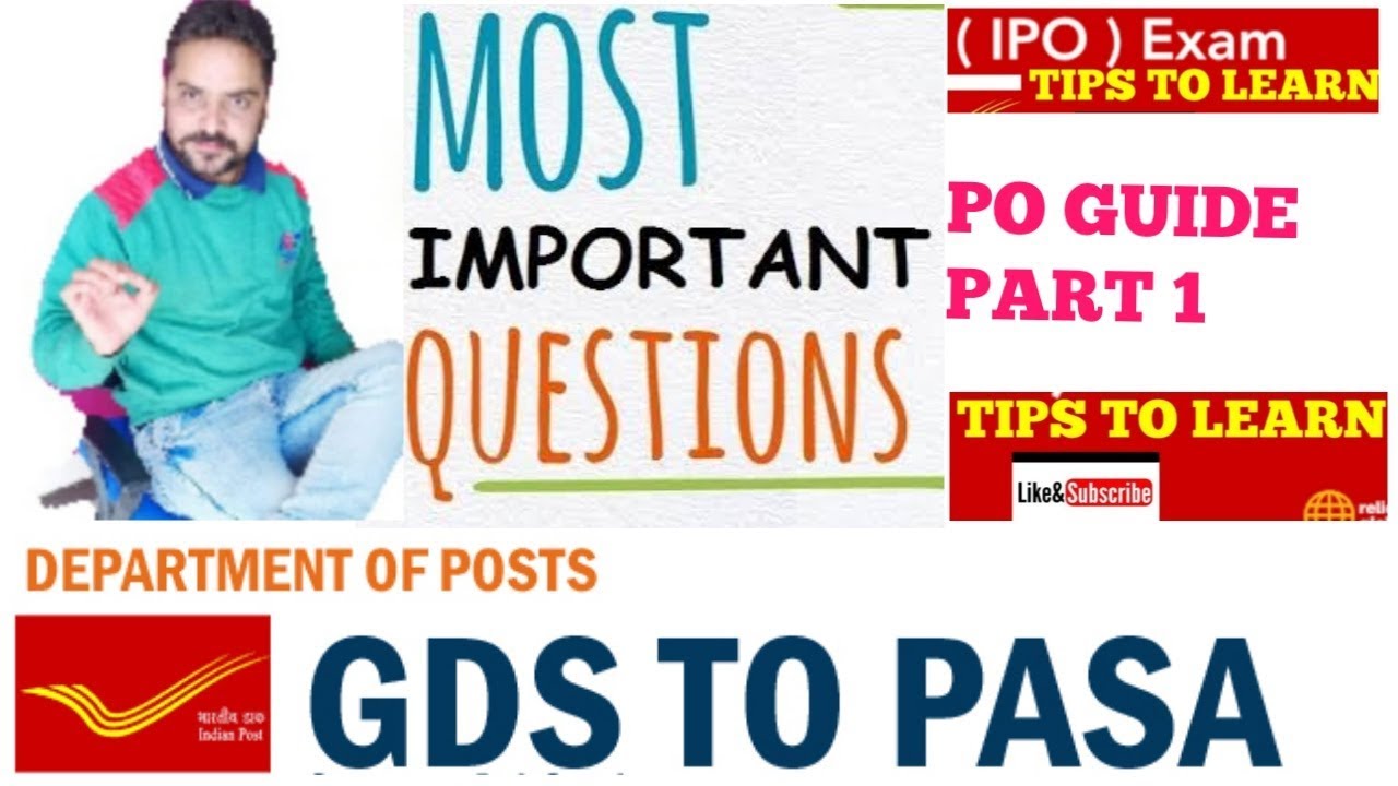 Most important questions from po guide part 1 for ipo exam and gds to ...