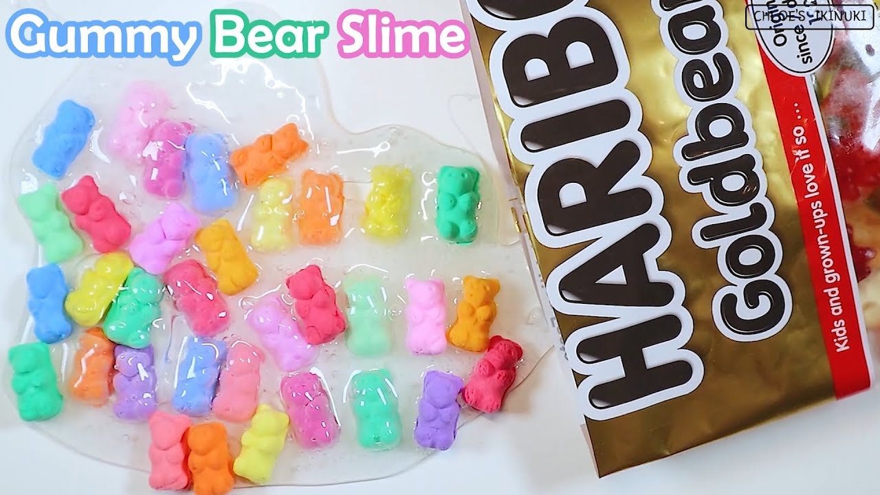 Super Cute Gummy Bear Slime - YouTube