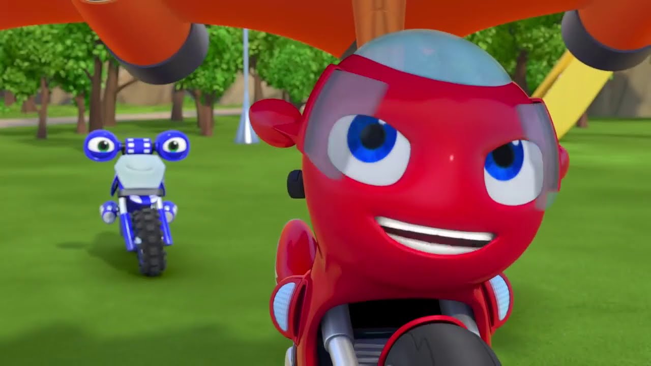 Ricky Zoom Brasil | Scootio assume a liderança | Desenhos Animados ...