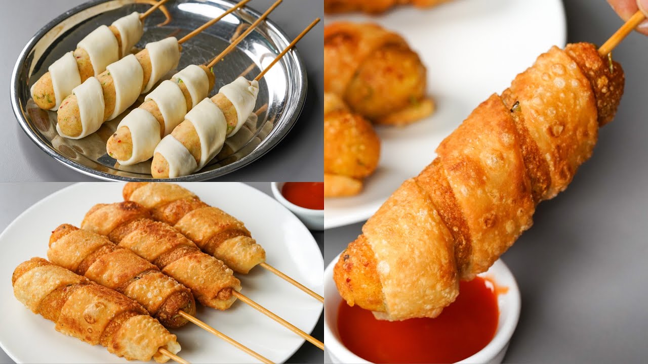 Potato Curl Roll Recipe | Aloo Roll | Aloo Nashta Recipe | Potato ...