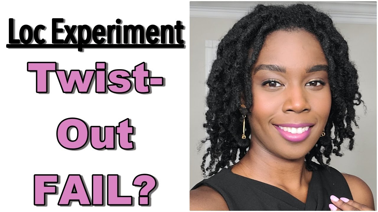 Loc Styling Experiment| Twist-Out on Locs - YouTube